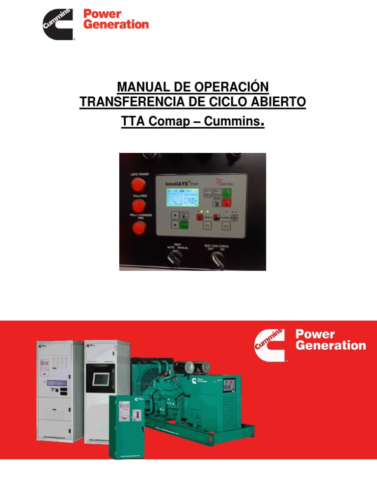 6-Manual de Operación TTA-ComAp - Torre Santa Maria | PDF | Ciencias de ...