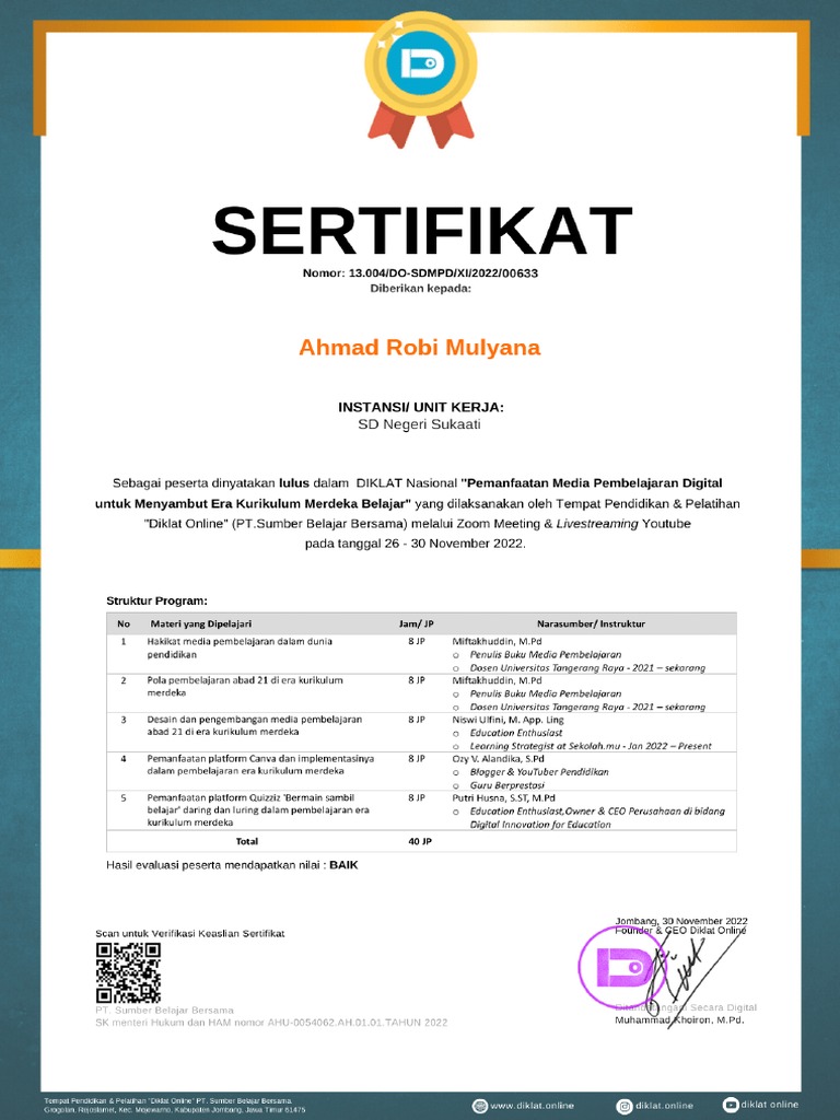 Ahmad Robi Mulyana | PDF