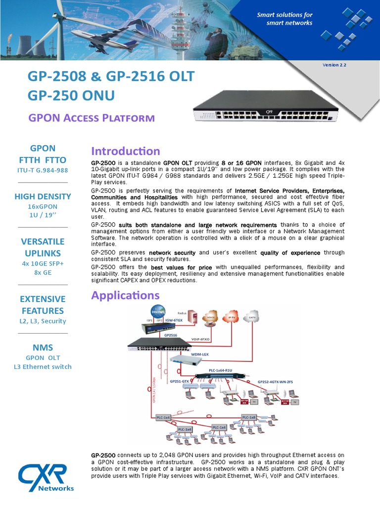 GPON Access Platform | PDF