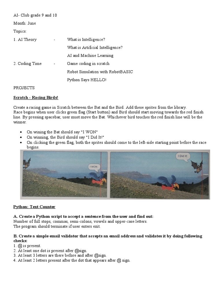 AI-Club Grade 9&10 | PDF