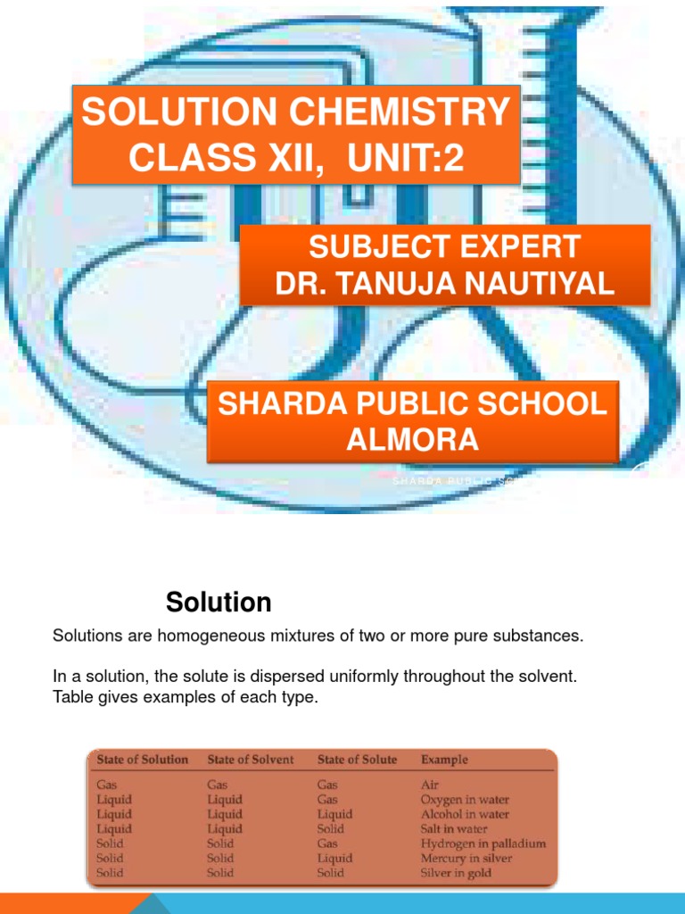 Solution Notes PPT 3 | PDF | Solvation | Solubility