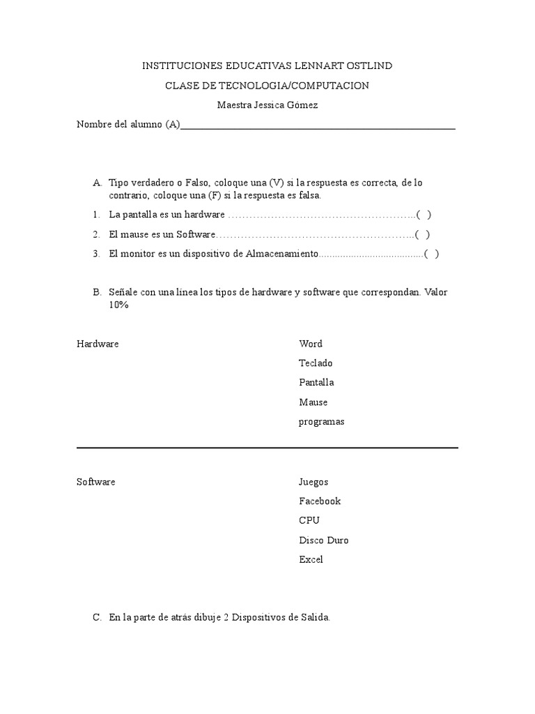Examen SEXTO Grado | PDF