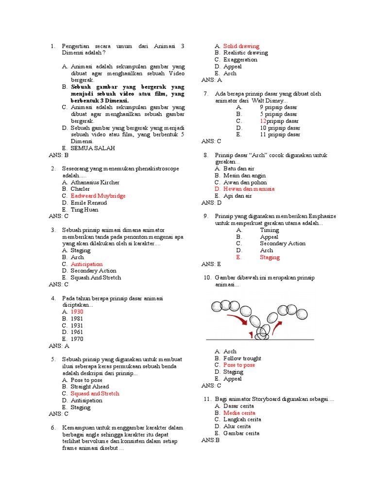 Soal Mid smt2 20202021animasi 2D DAN 3D | PDF