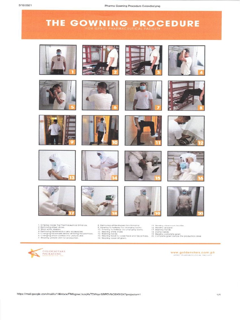 Gowning Procedure | PDF