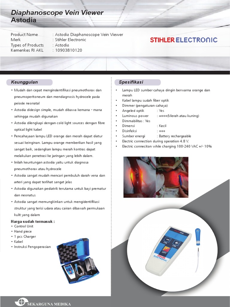 Diaphanoscope Astodia untuk Diagnosa Medik | PDF