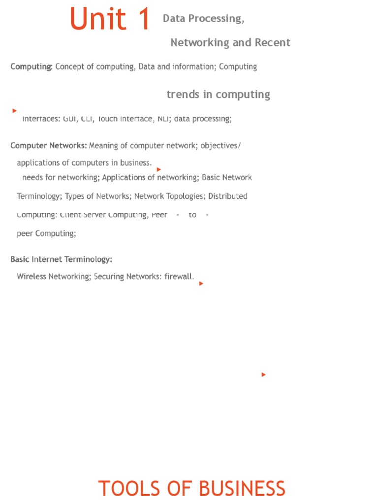 Unit 1 Part 4 Recent Trends in Computing | PDF | Cloud Computing | Software As A Service
