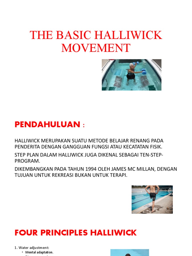 Pertemuan 8 The Basic Halliwick Movement | PDF | Kesehatan Holistik