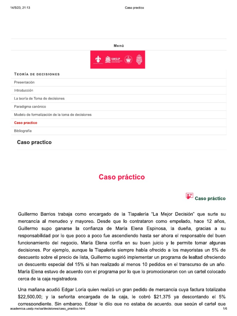 Caso Practico | PDF