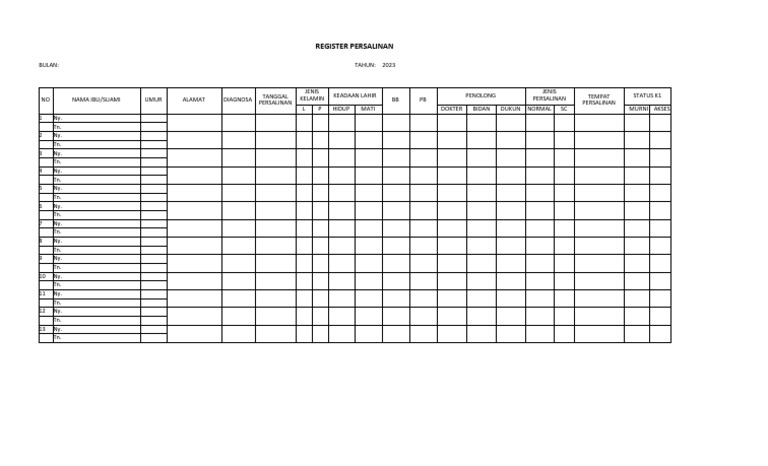 Format Register | PDF