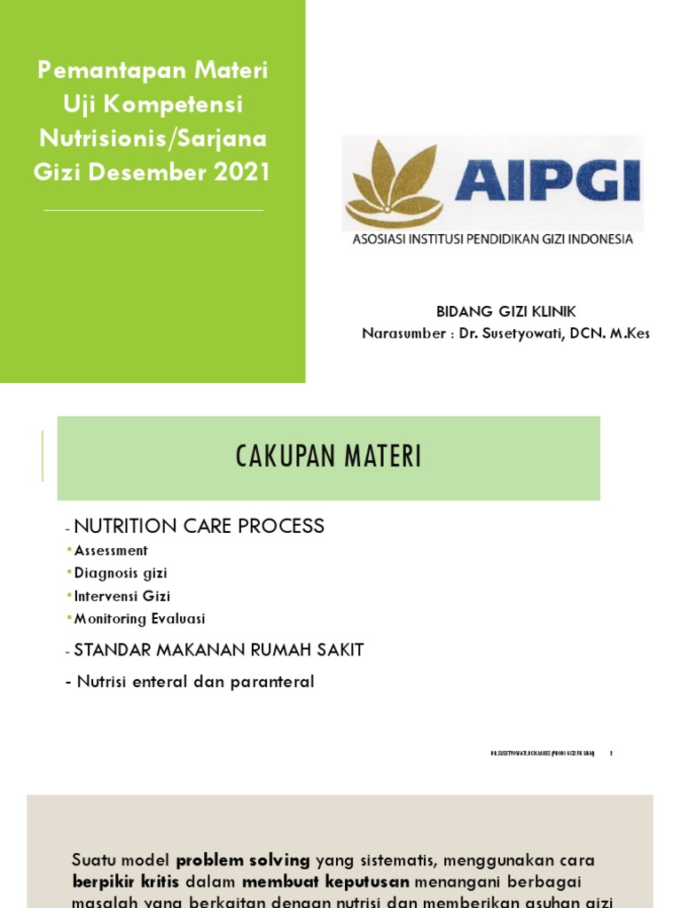 2021 (2) - AIPGI-NCP-BMP-STANDAR MAKANAN RS (Slido) | PDF