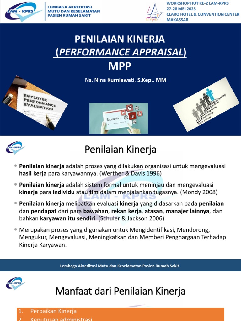 Penilaian Kinerja MPP | PDF