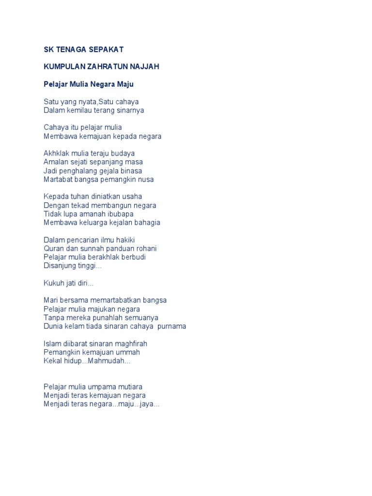 Pelajar Mulia Negara Maju | PDF