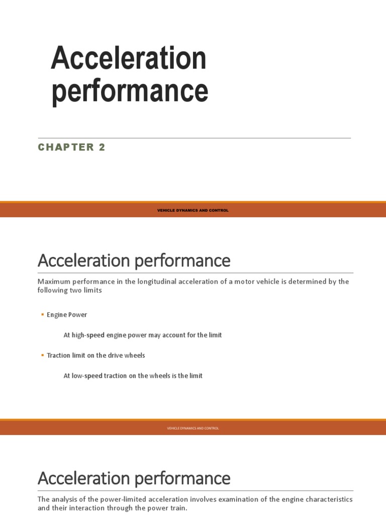 2 - Acceleration Performance | PDF | Torque | Axle