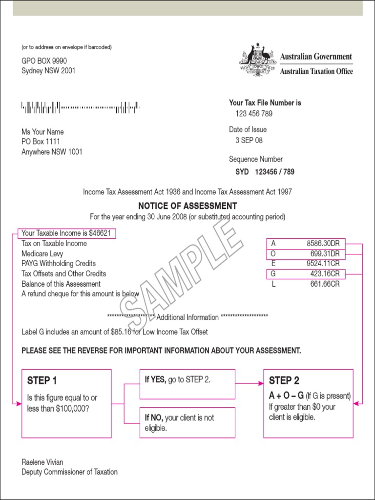 Step 1 Step 2: Notice of Assessment | PDF | Taxes | Public Law