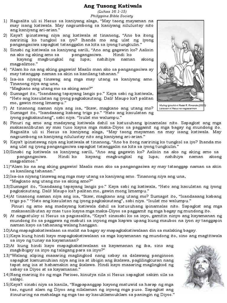 Ang Tusong Katiwala | PDF