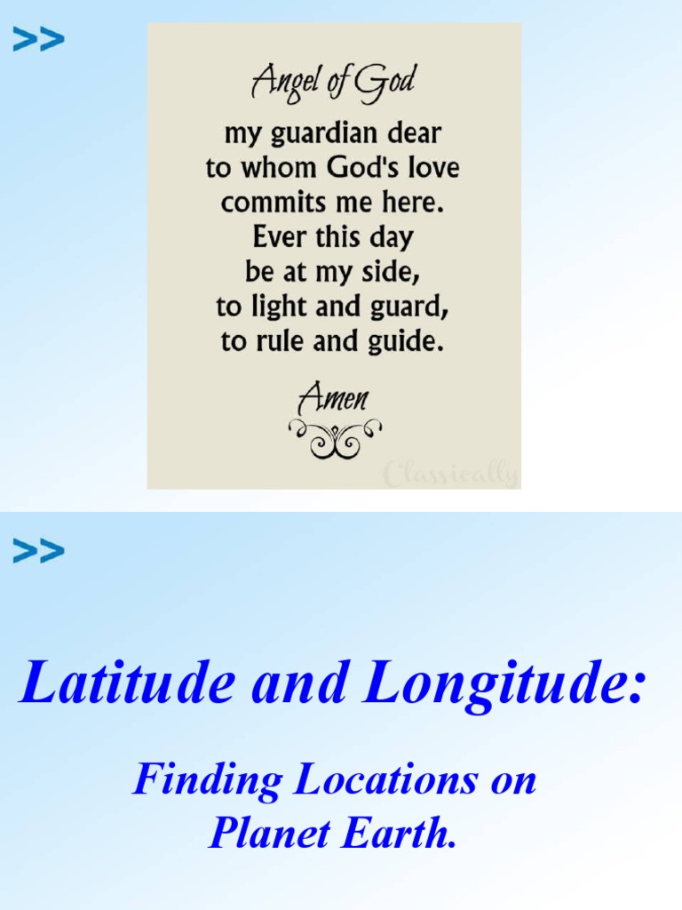 Latitude and Longitude | PDF | Longitude | Latitude