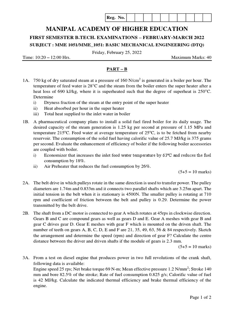 Bme Endsem Paper 2022 Sem 1 Pdf 