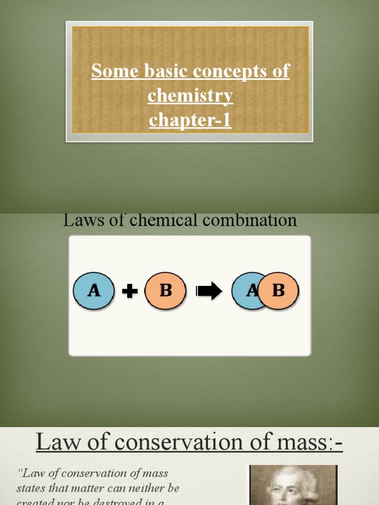 Key Chemistry Laws and Concepts Explained | PDF | Mole (Unit) | Molar ...