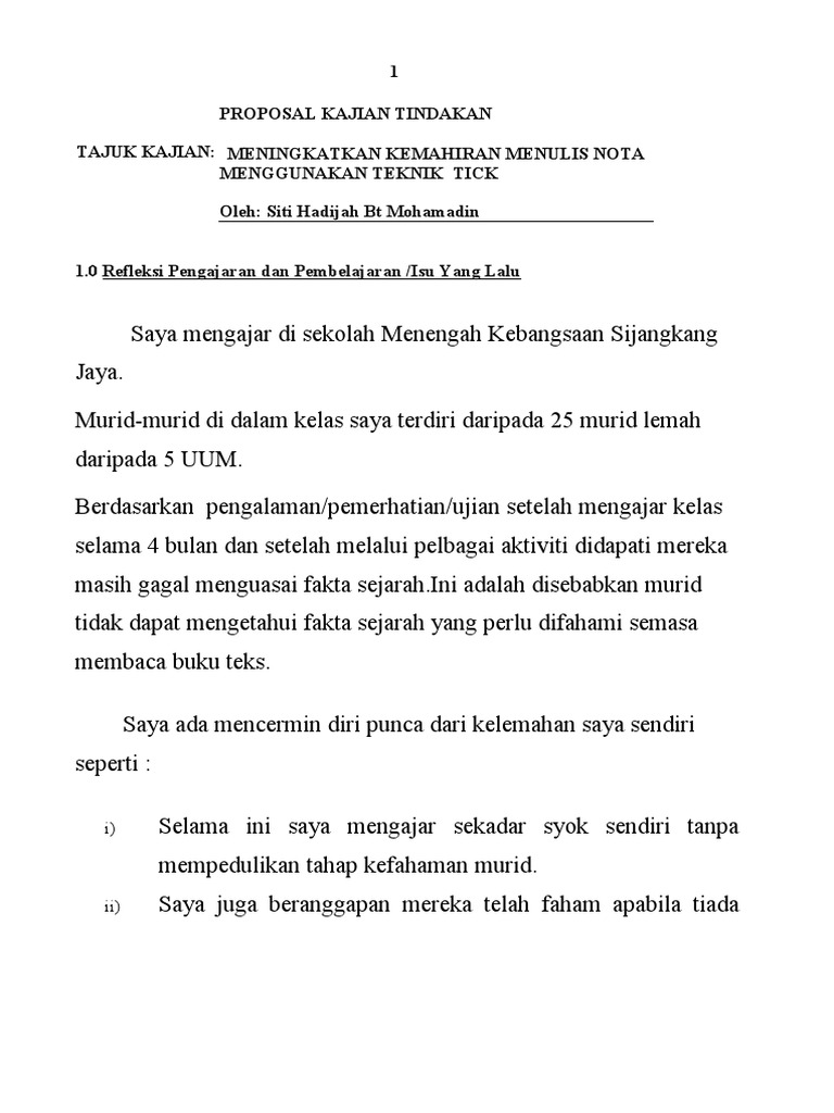 PROPOSAL KT 2022-Sejarah | PDF