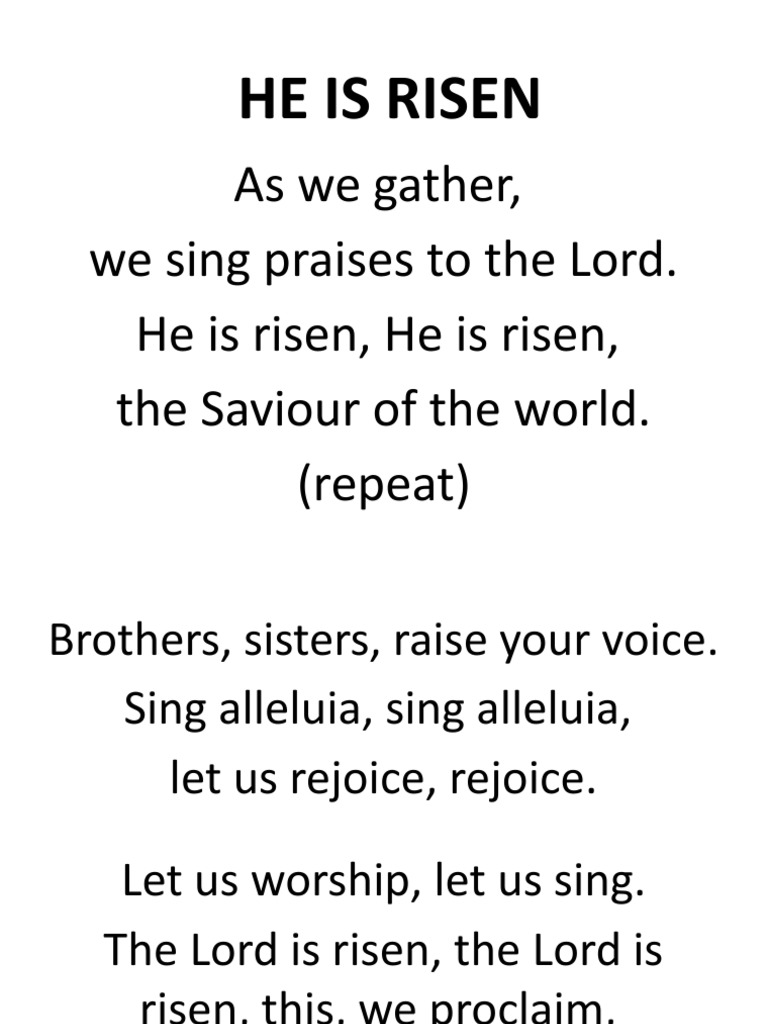 Lyrics For The Projector | PDF | Lord's Prayer | Glory (Religion)