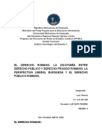 Ius Publicum y Ius Privatum en Derecho Romano | PDF | Ley Pública ...