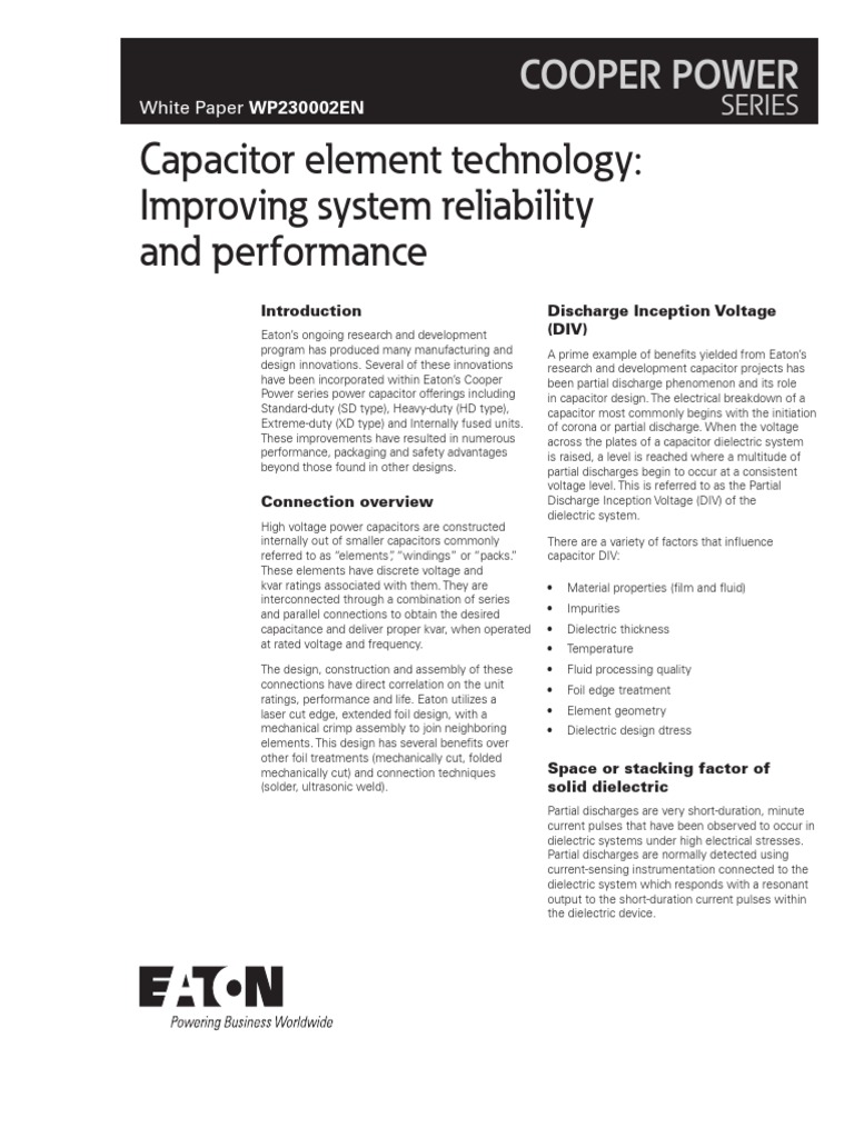 power-capacitor-element-technology-white-paper-wp230002en | PDF ...