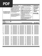 PRC Answer Sheet Sample | PDF | Tests | Test (Assessment)