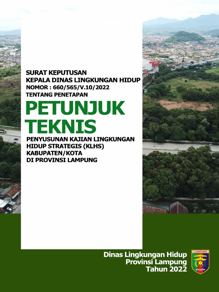 Cover JUKNIS KLHS-Penyusunan | PDF
