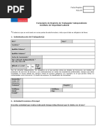 Registro de Empleador y TSS | PDF | Documento de identidad