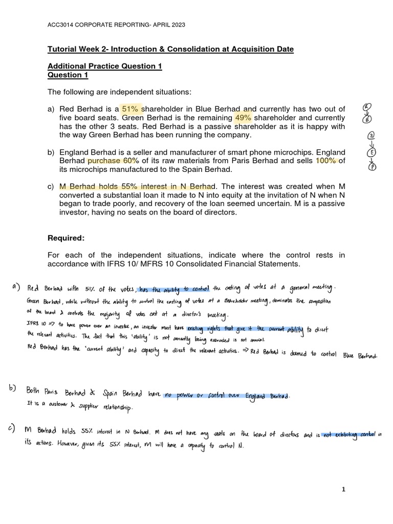 Tutorial Week 2 Questions | PDF