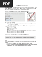 Notams Decode | PDF | Instrument Flight Rules | Aviation Safety