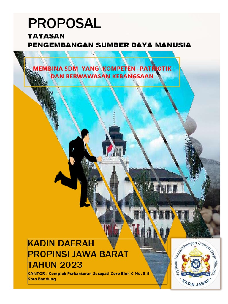 01-PROPOSAL YPSDM APBD Jabar 2024 | PDF