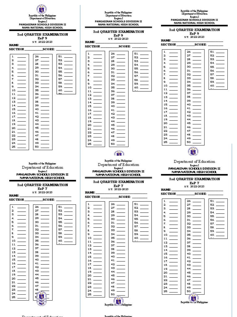Answer Sheets Science | PDF | Public Law | Social Institutions