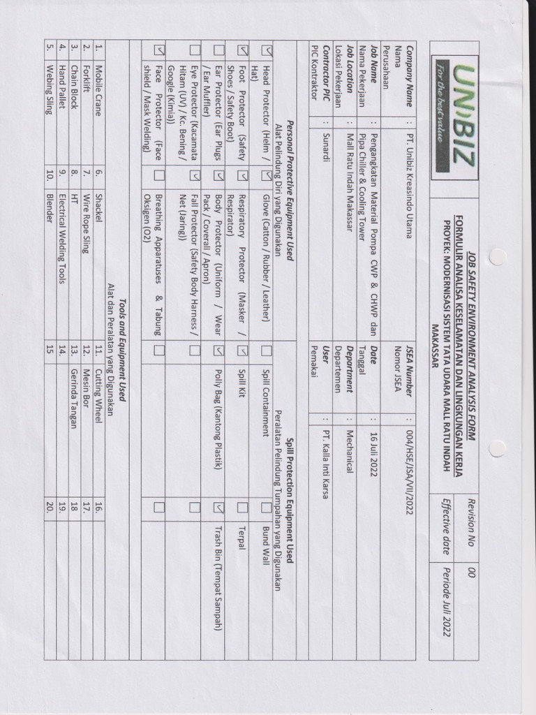 JN Pengangkatan Material Pompa CWP & CHWP Dan Pipa Chiller & Cooling ...