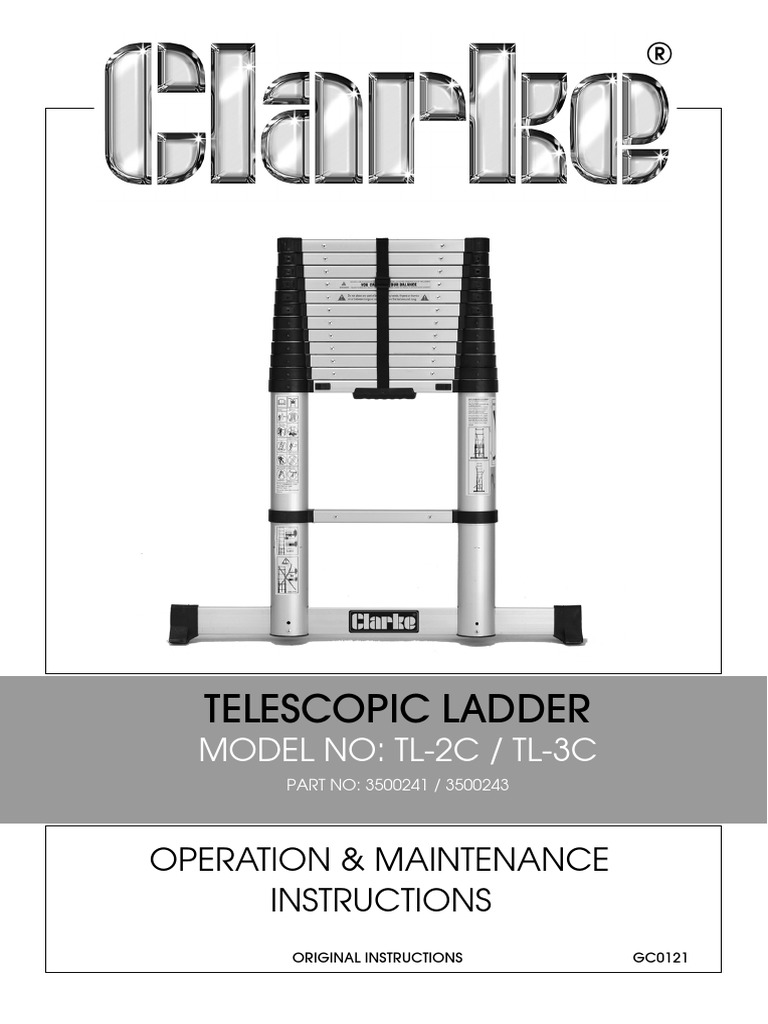 TL-2C_3C_Telescopic_Ladders | PDF | Ladder | Screw
