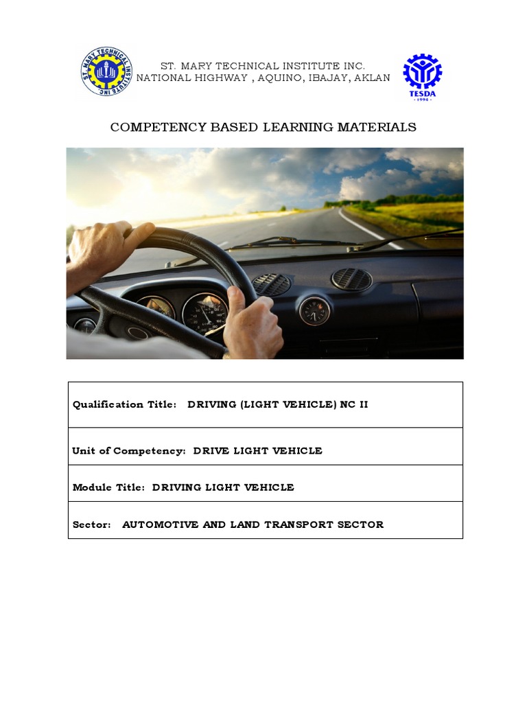 4 Competency Based Learning Material | PDF | Manual Transmission | Clutch