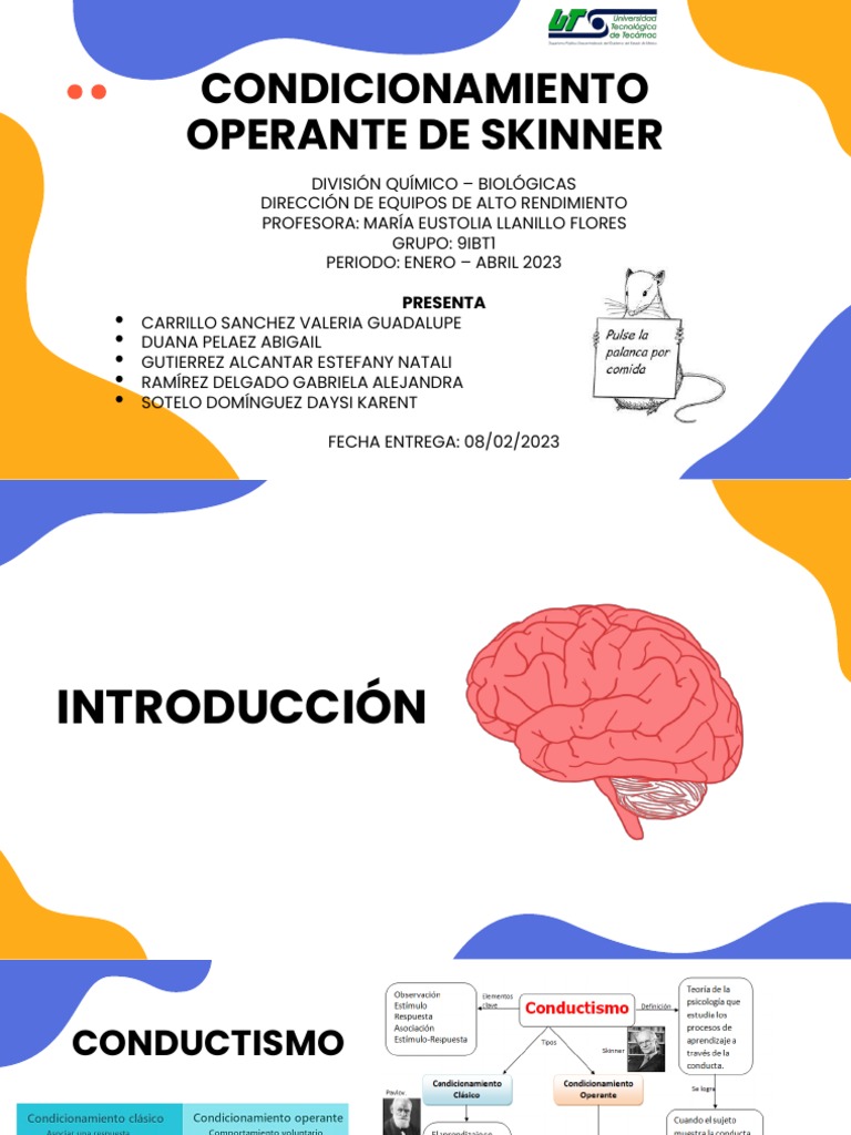 Condicionamiento Operante de Skinner | PDF | Teoria de la mente | Behaviorismo