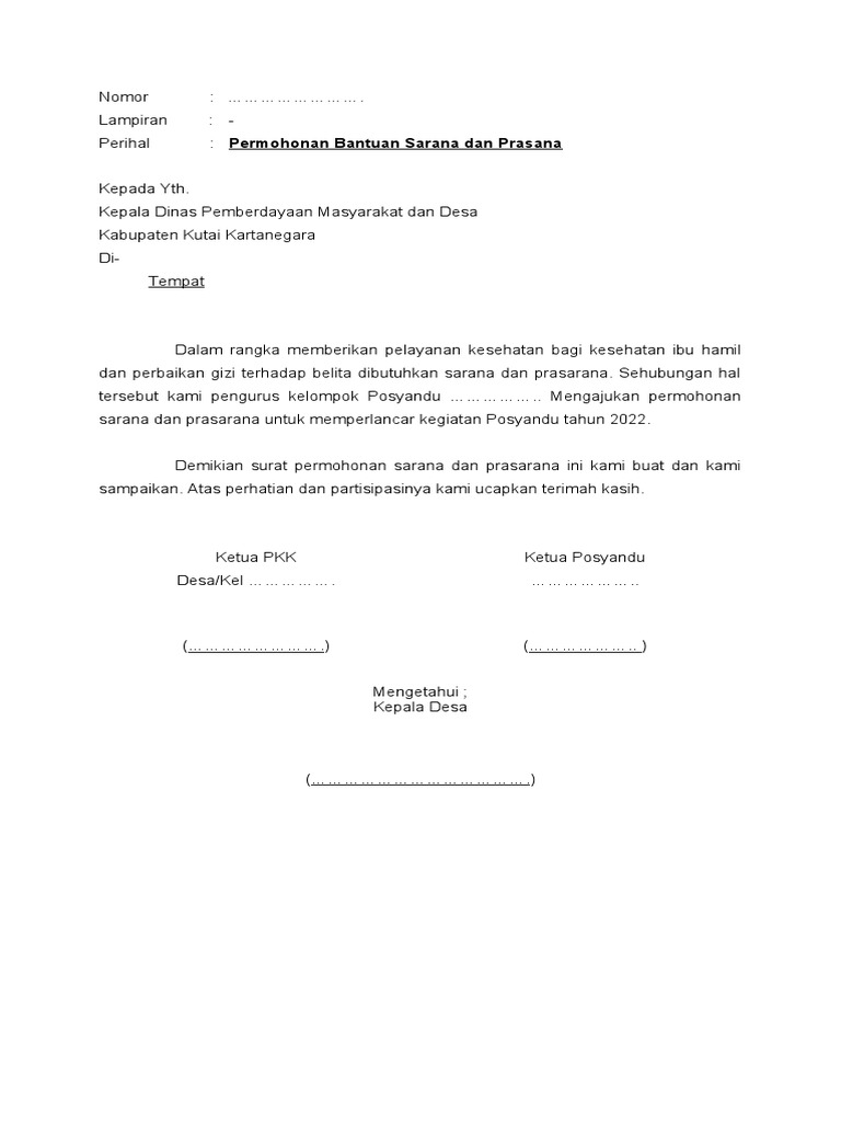 Proposal Posyandu 2023 | PDF
