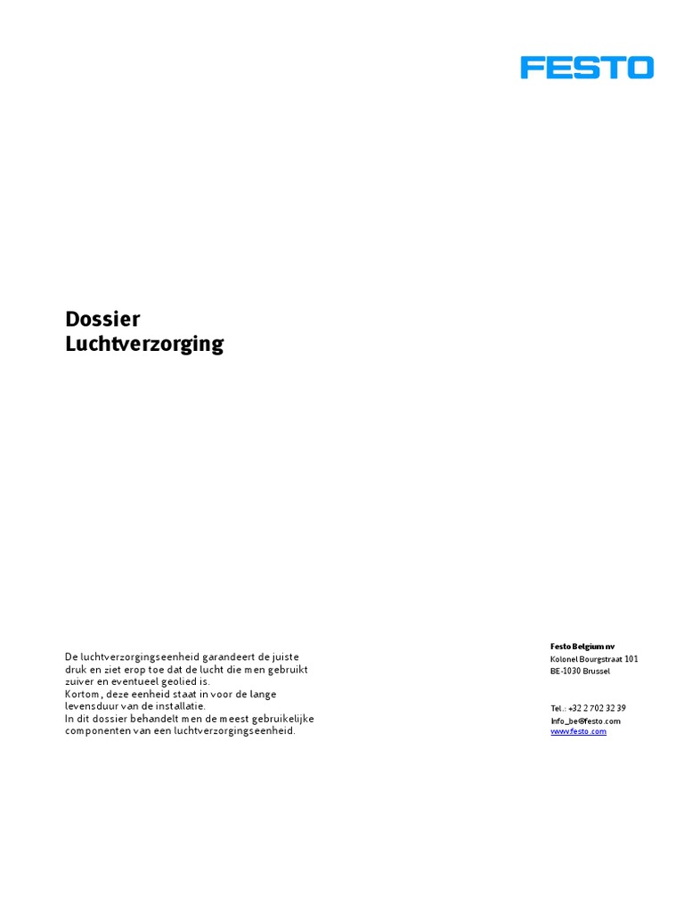 Luchtverzorging Doc Van Festo | PDF