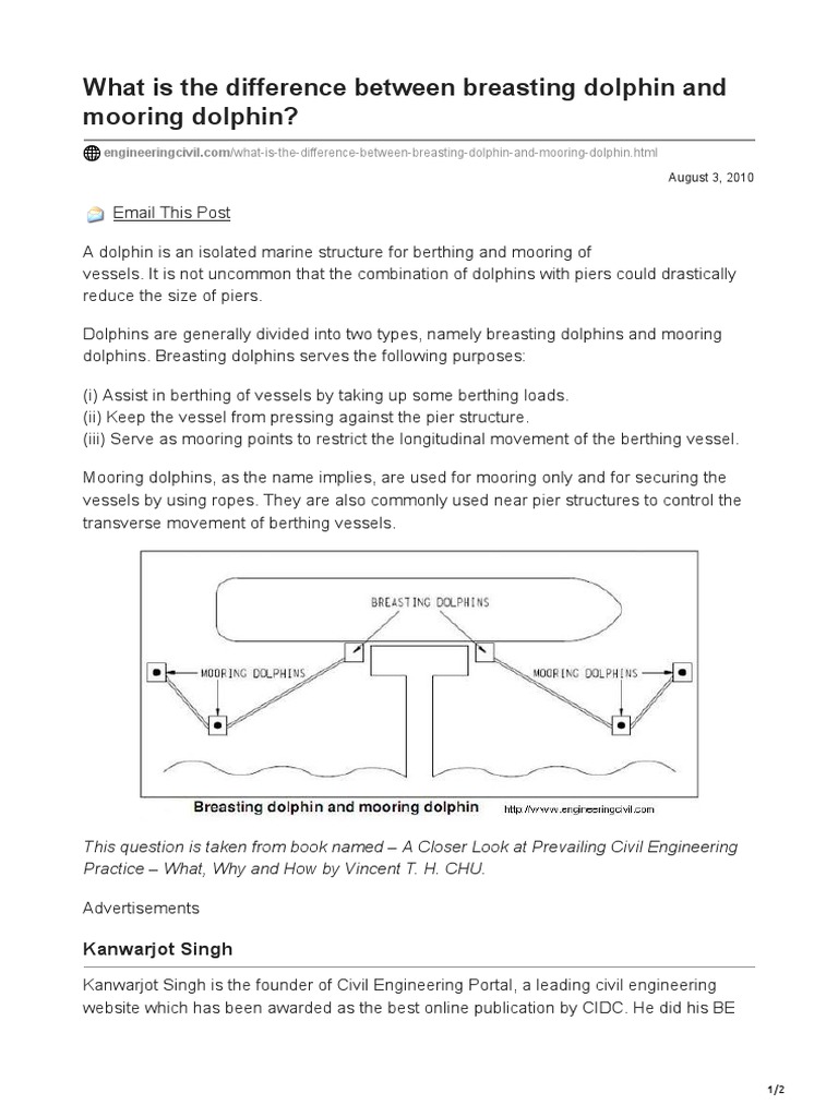 Engineeringcivil.com-What is the Difference Between Breasting Dolphin ...