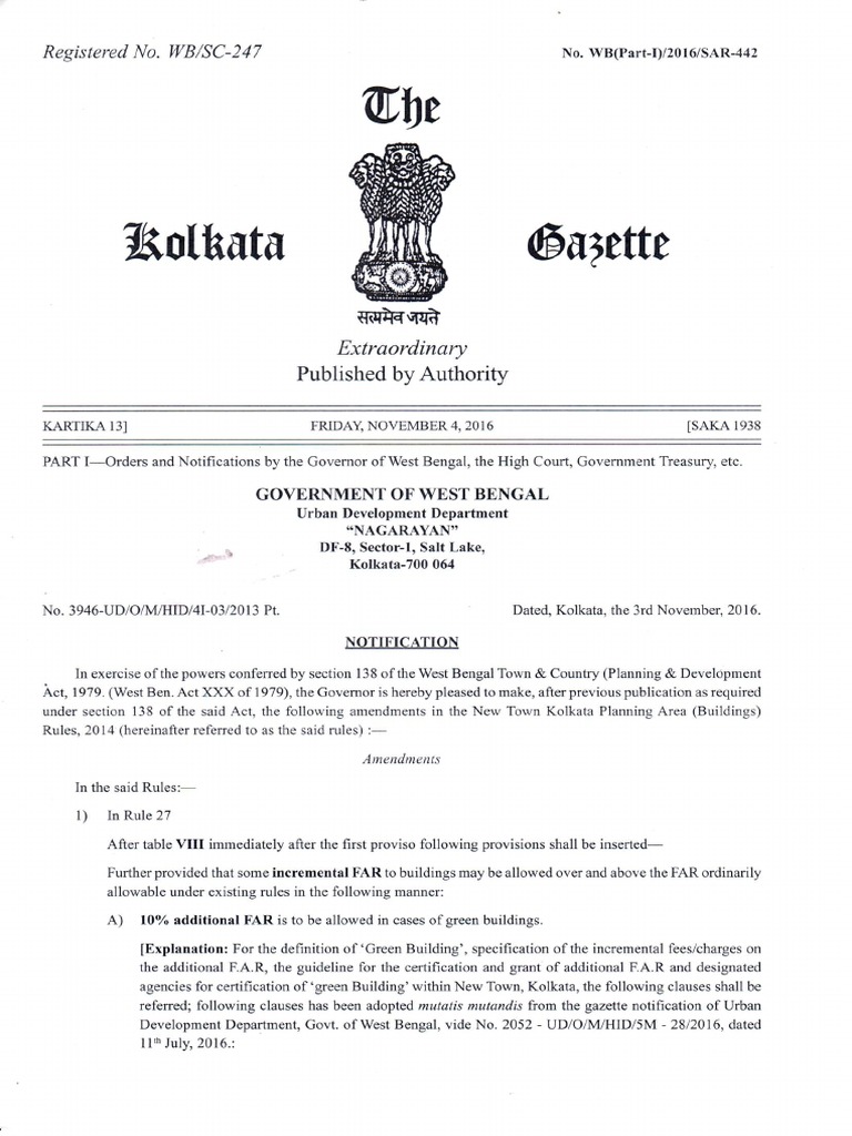 Planning Building Rule Amendments NKDA 2016 | PDF