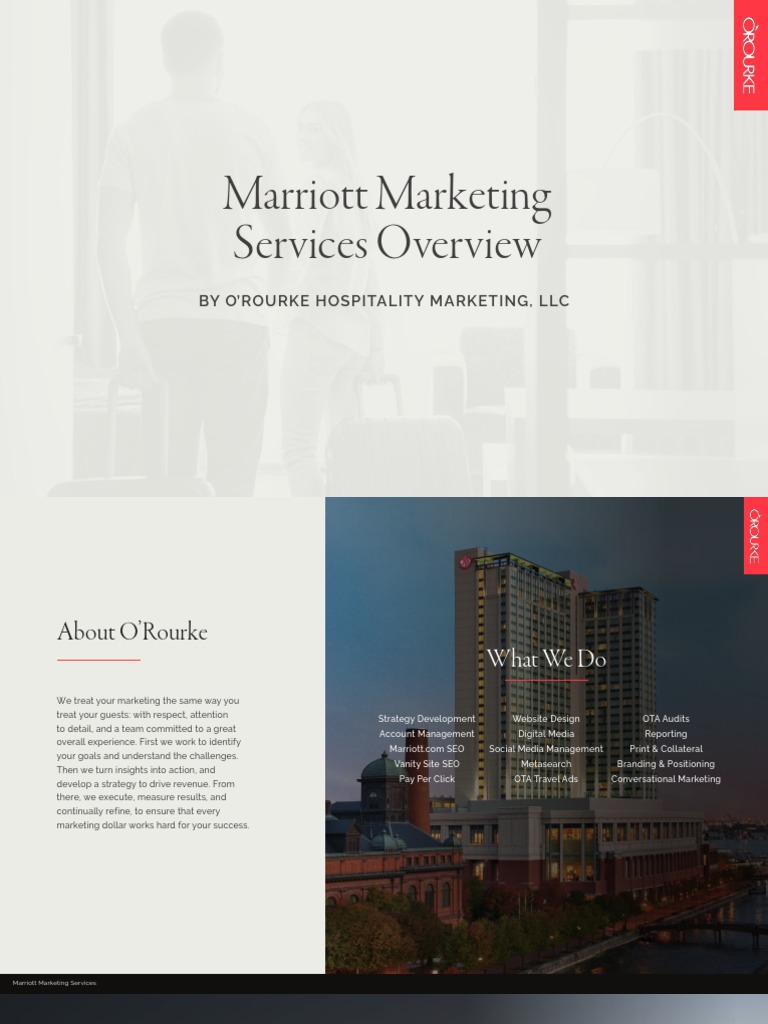 ORourke Marriott Services Overview | PDF | Search Engine Optimization | Advertising