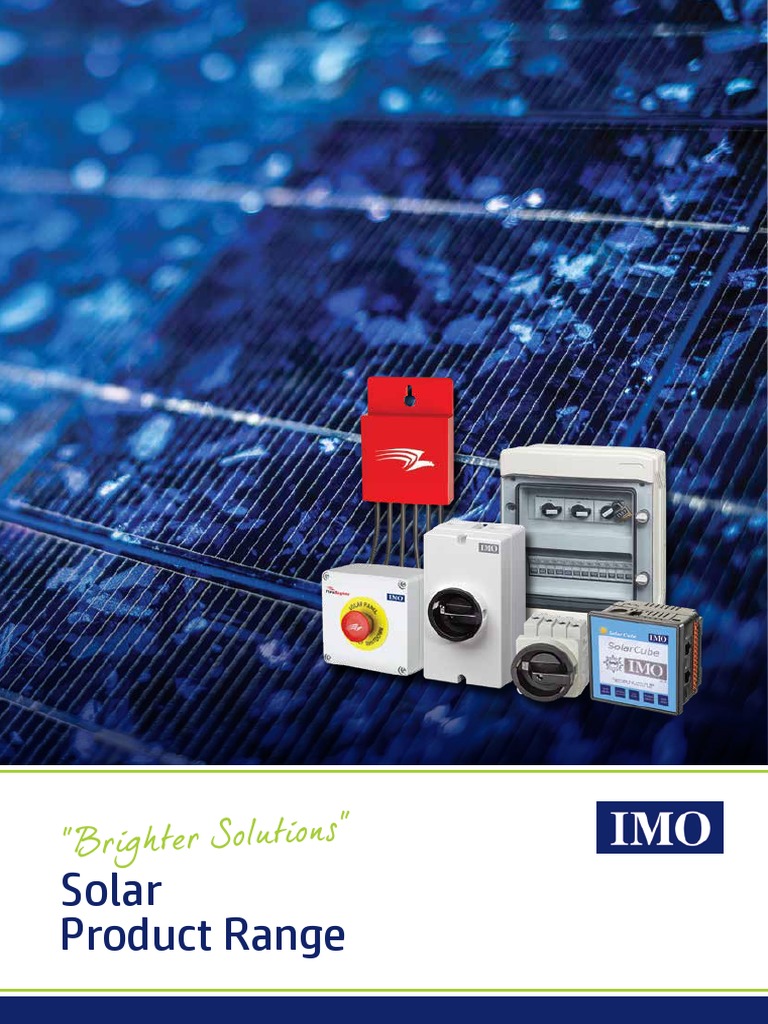IMO Solar Product Range | PDF