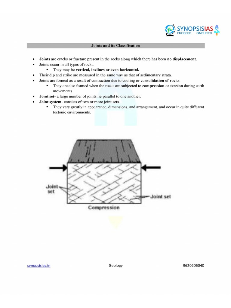 (E) Joints and Its Classification | PDF