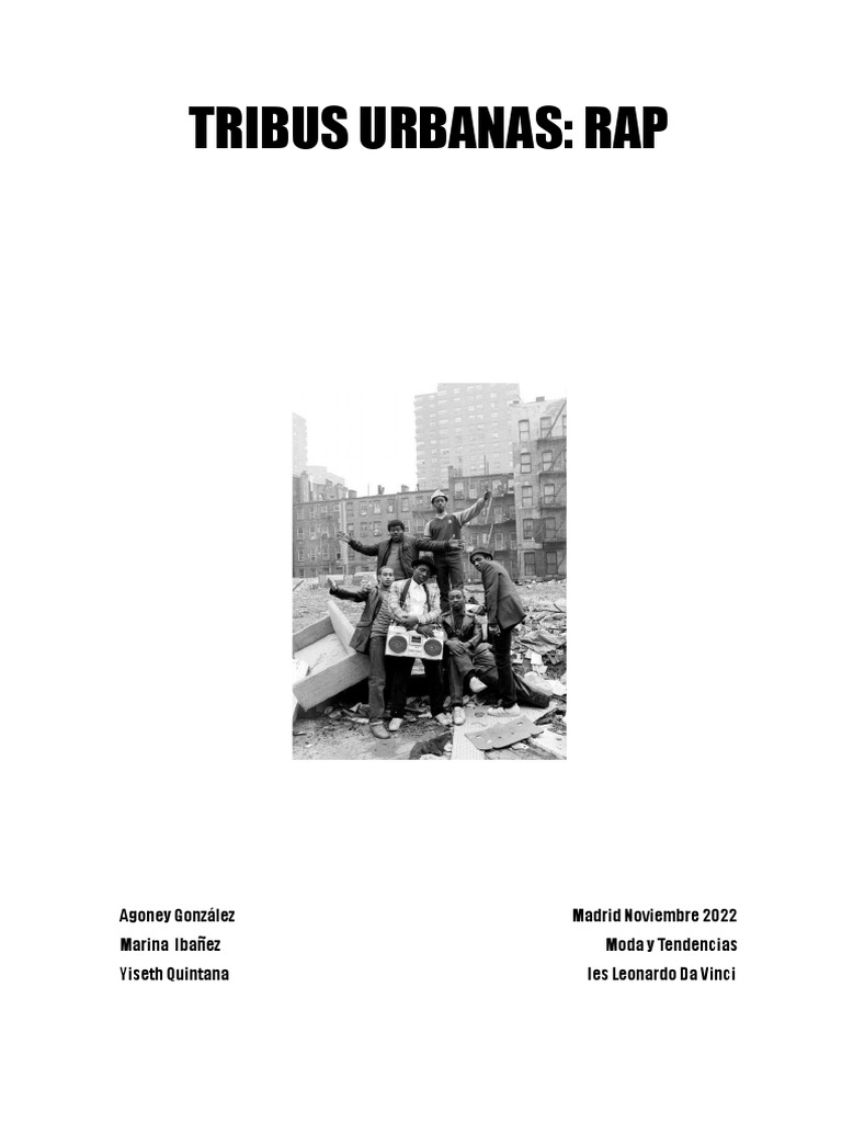 Estudio Tribus Urbanas en NY | PDF | Música hip-hop | Golpecitos