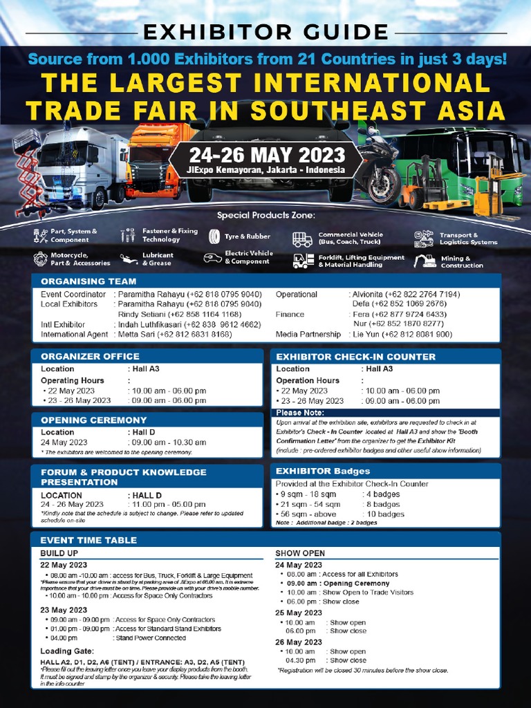 Exhibitor Guide May 2023 | PDF