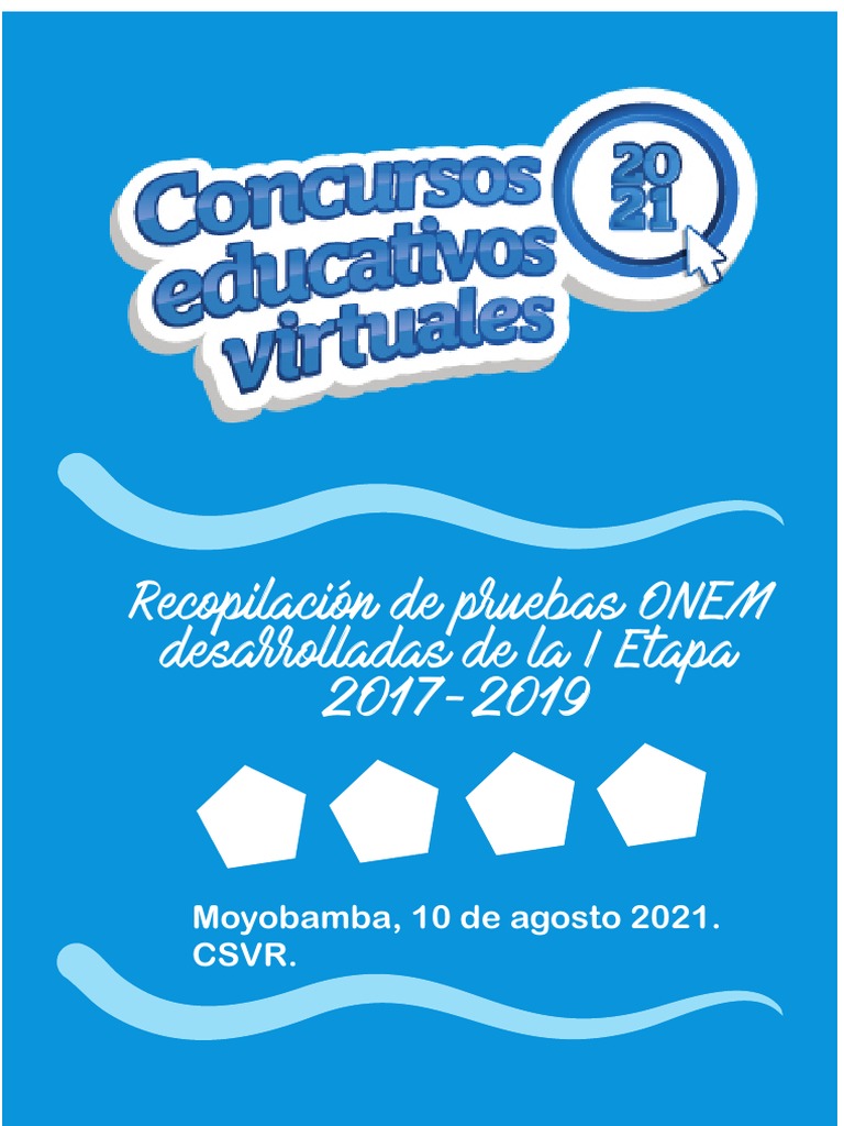 Solucionarios ONEM 2017-2019 | PDF | Mediana | Entero