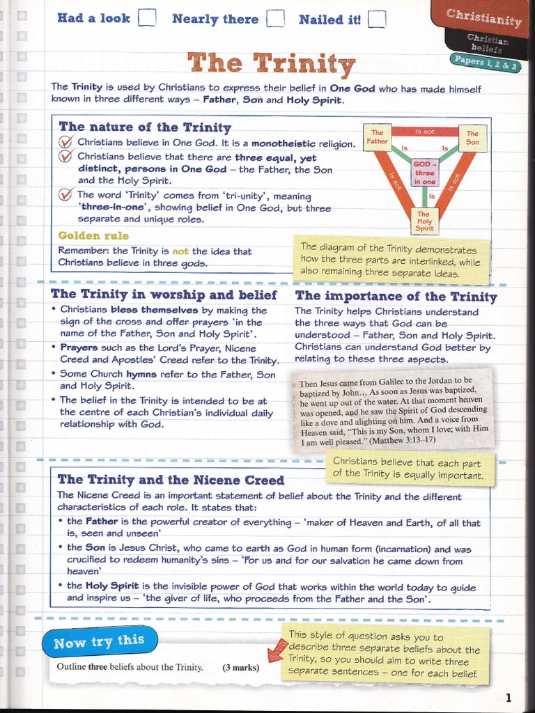 Trinity | PDF | God The Father | Jesus