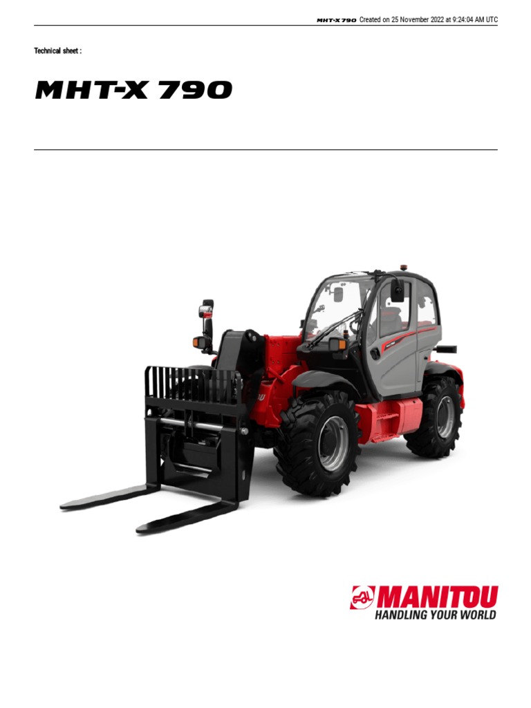 MHT-X 790 | PDF | Transport | Manufactured Goods