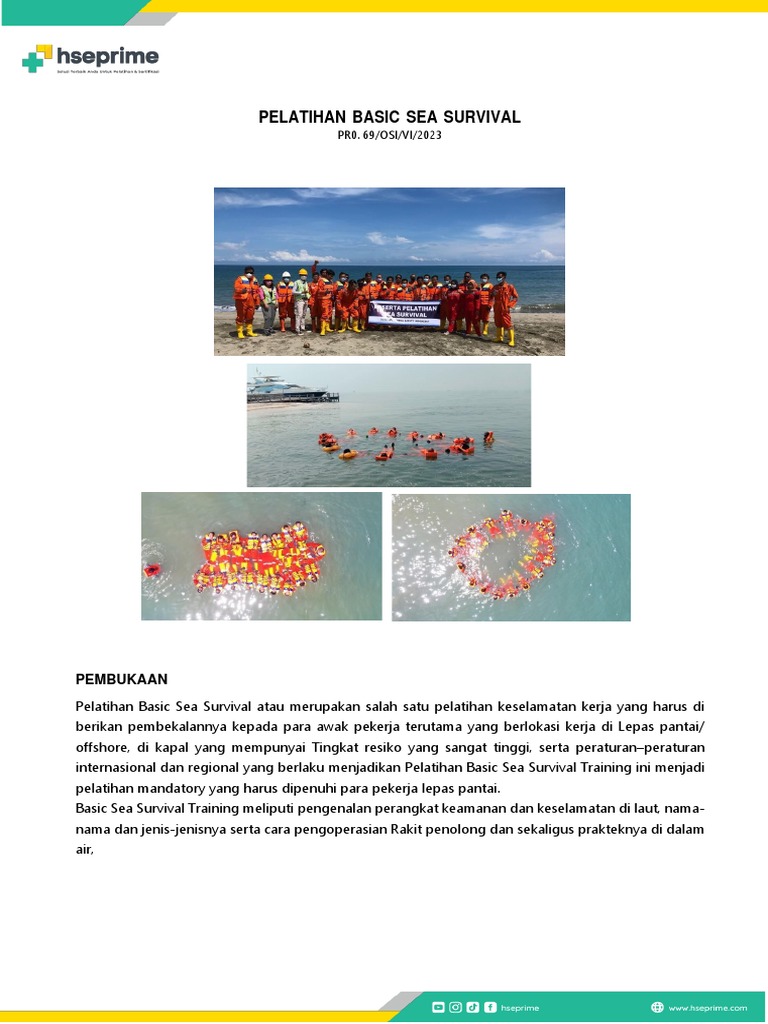 HSEP-Penawaran Inhouse Training-PT - Adhi Minarta KSO | PDF